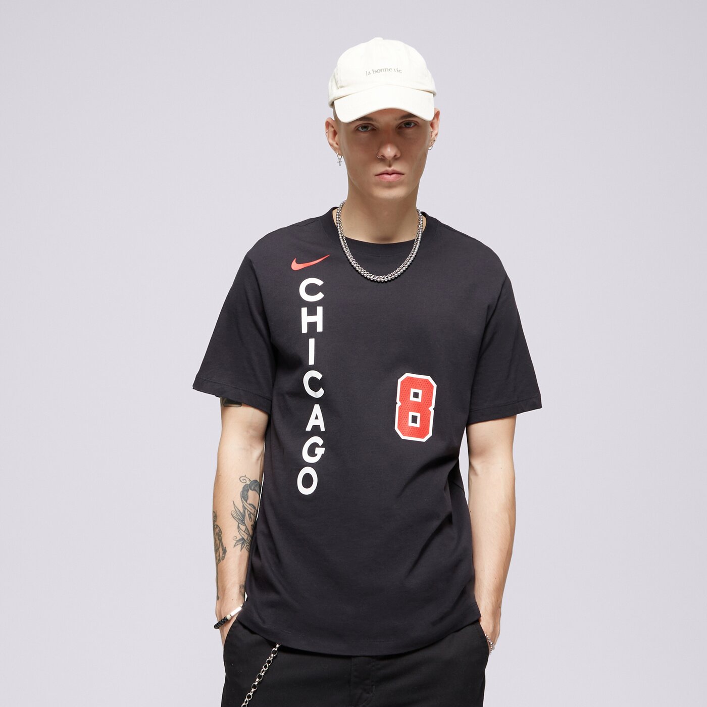 NIKE ТЕНИСКА CHI M NK ES CE NN NBA FN1205-019 Мъжки Цвят черен Модни Тениски Дрехи Nike в онлайн ...