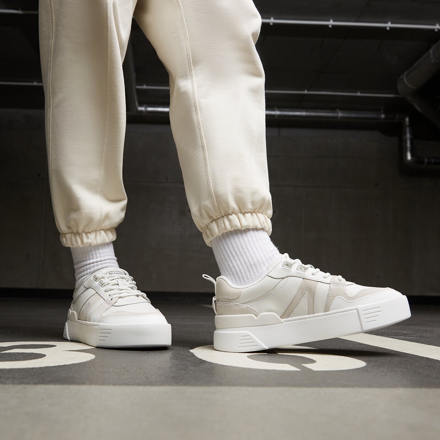 LACOSTE L002 0722 1 CFA 743CFA003021G Дамски Цвят бял Модни Маратонки ...