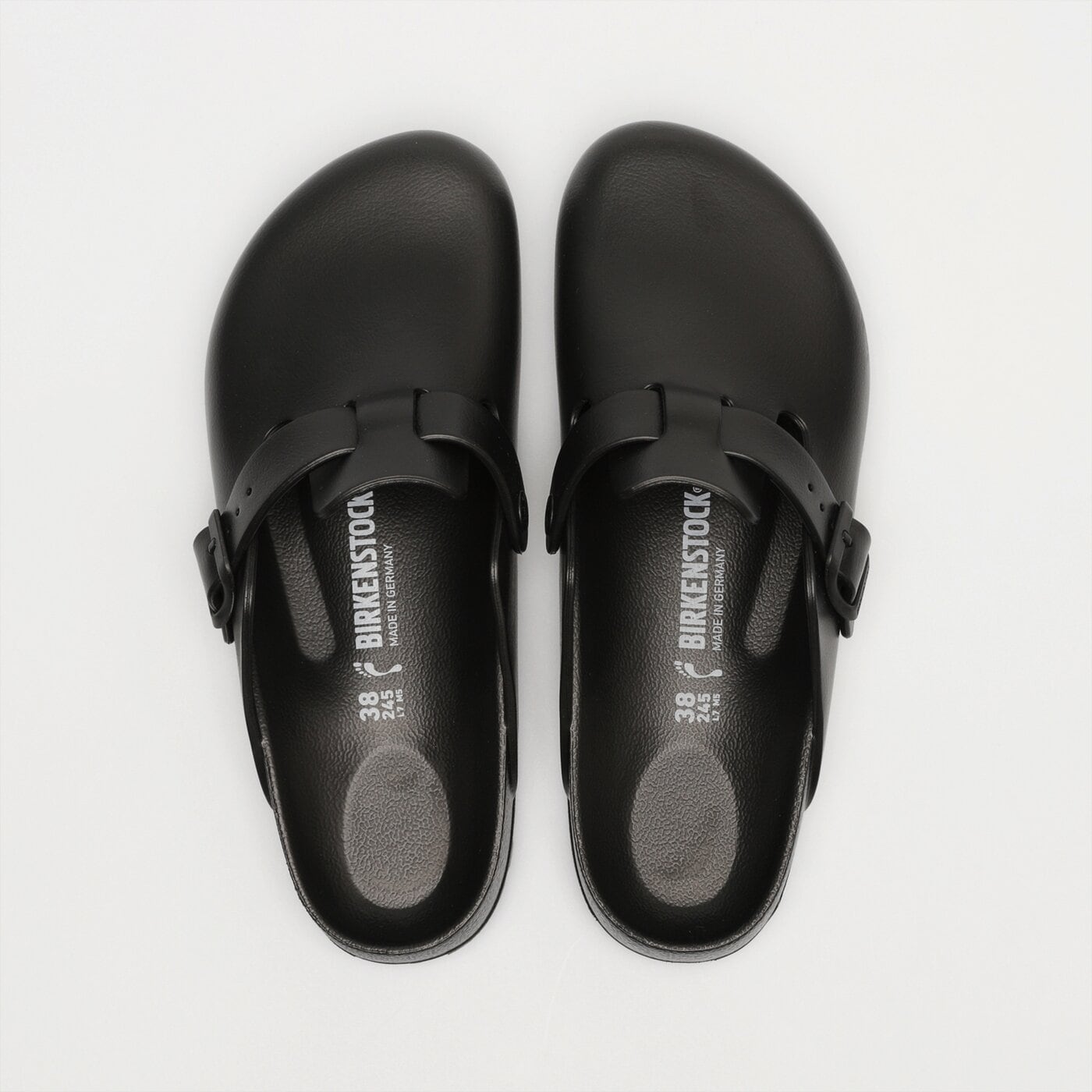 BIRKENSTOCK BOSTON EVA 127103 Дамски Цвят черен Модни Чехли Обувки ...