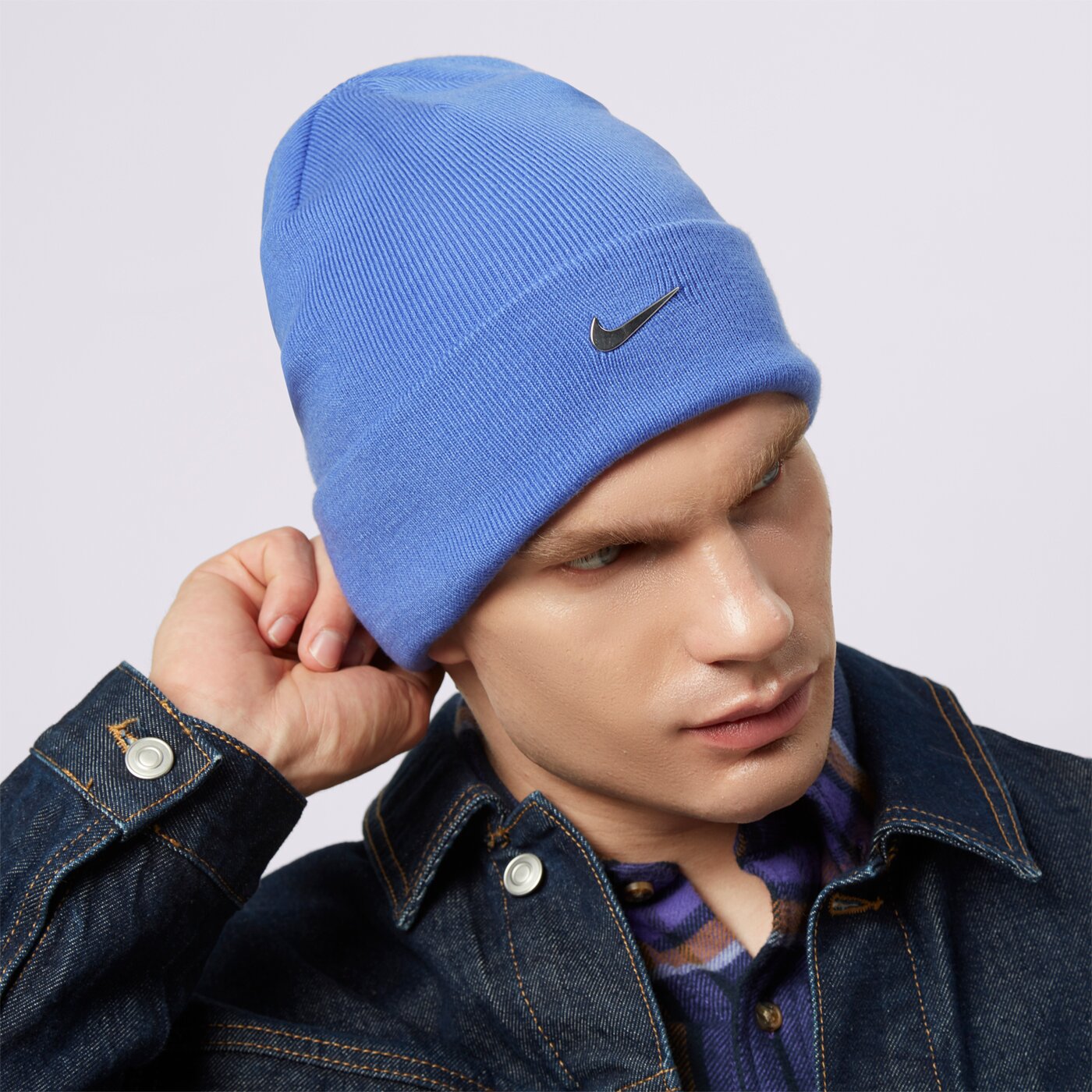 NIKE ШАПКА U NK SC MTSWSH L FB6527-581 Дамски Цвят син Модни Зимни ...