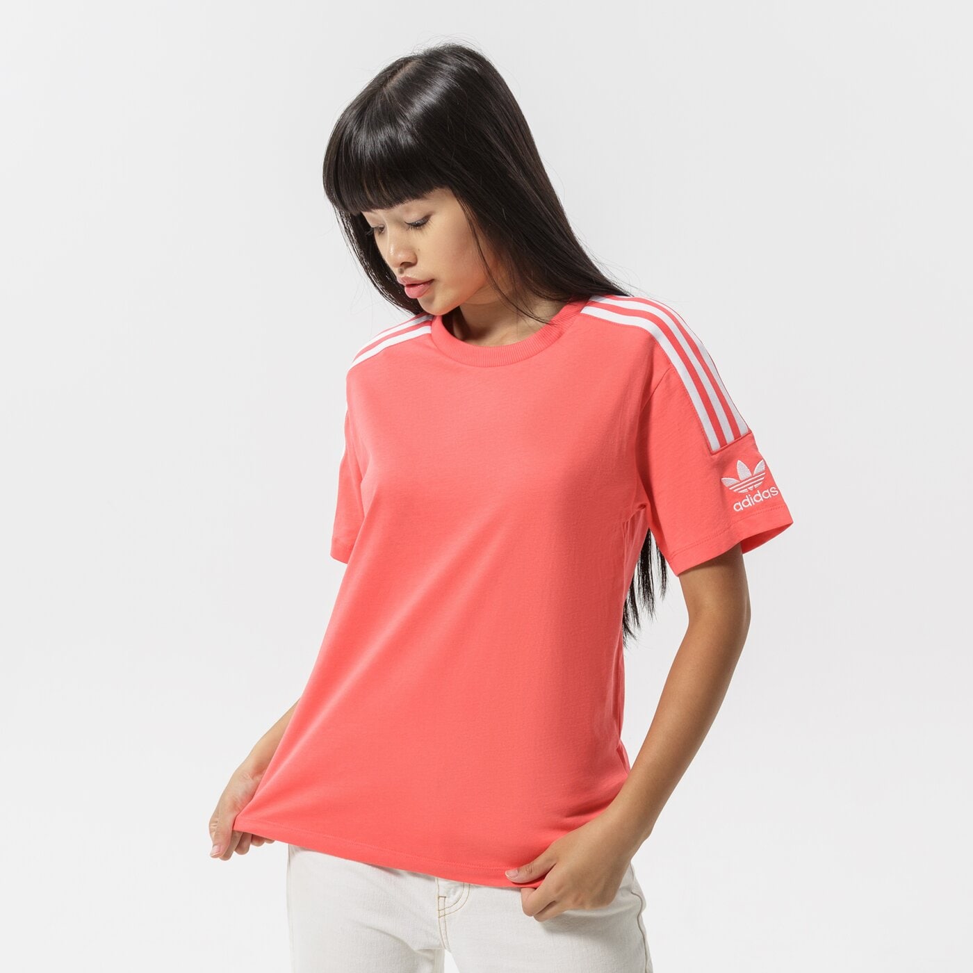 Adidas ТЕНИСКА Tight Tee Hf7455 Дамски Цвят оранжев Модни Тениски Дрехи