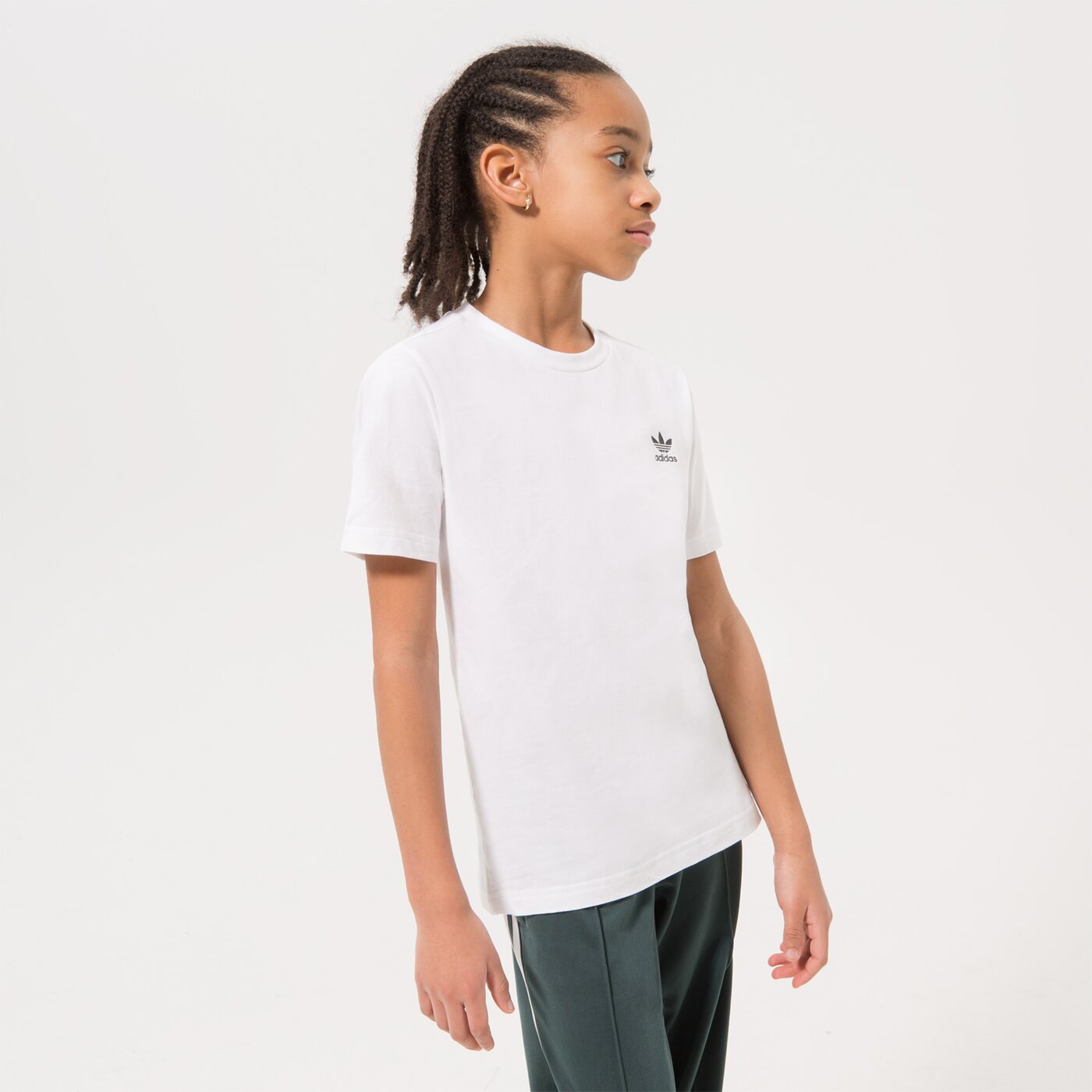 Adidas ТЕНИСКА Tee Girl Hk0403 Детски Цвят бял Модни Тениски Дрехи