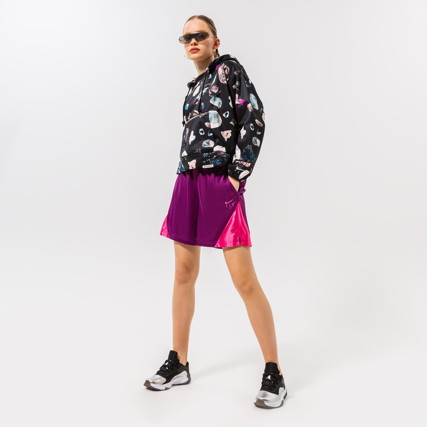 NIKE ШОРТИ W NK DF ISOFLY SHORT NBA DH7363-503 Дамски Цвят виолетов ...