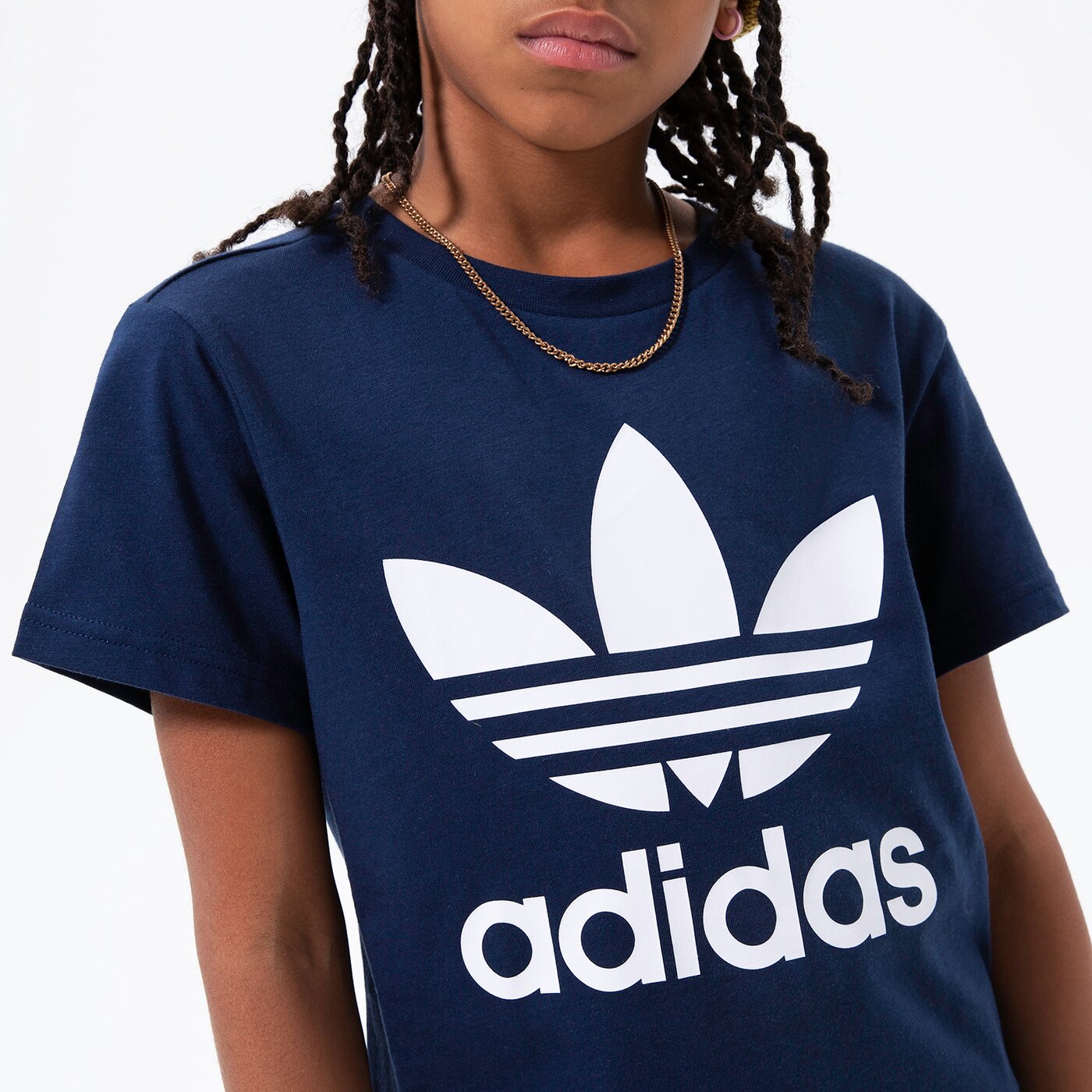 Adidas ТЕНИСКА Trefoil Tee U Hk0260 Детски Цвят черен Модни Тениски