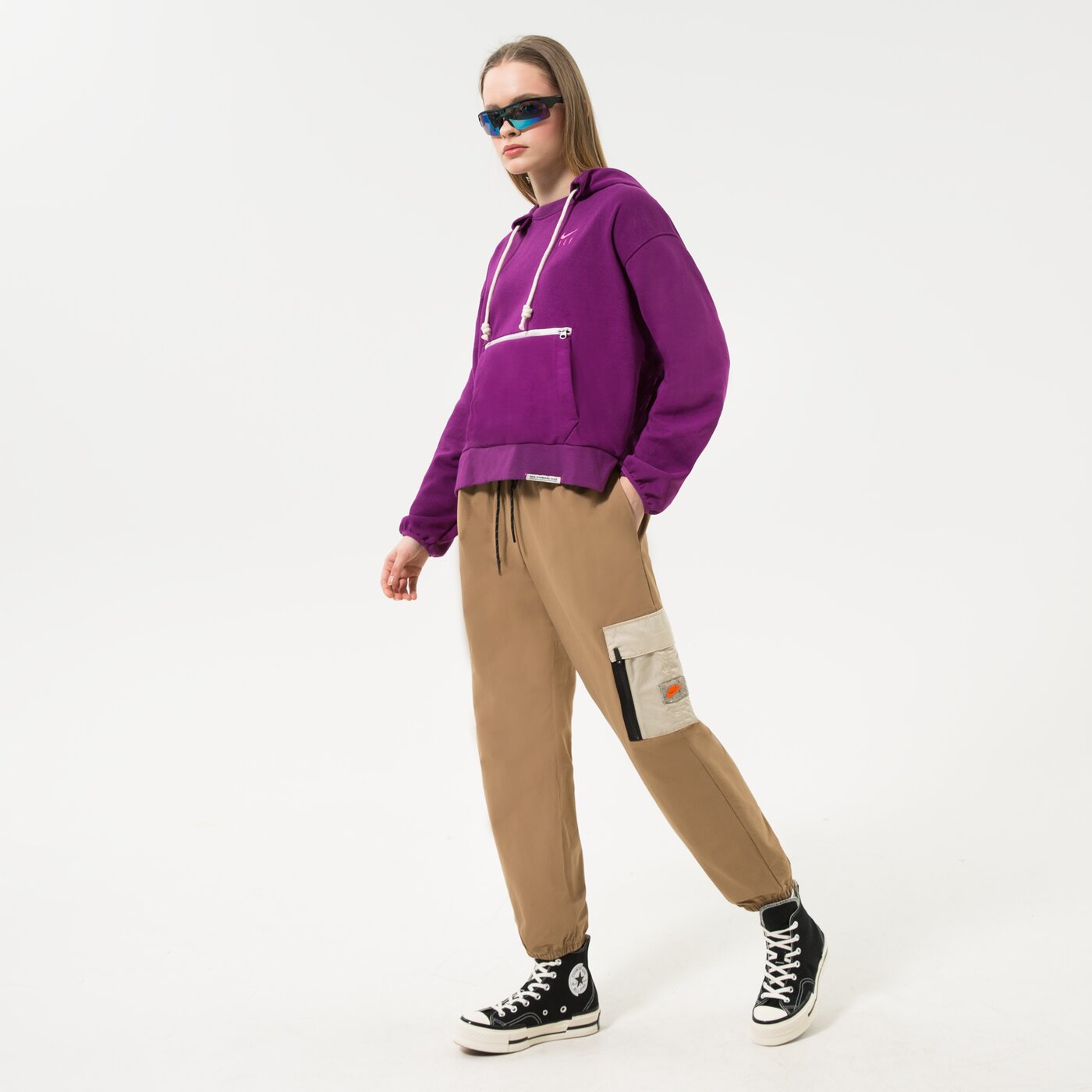 NIKE СУИТЧЪР С КАЧУЛКА W NK DF STD ISSUE PO HOODIE NBA DA6483-503 ...