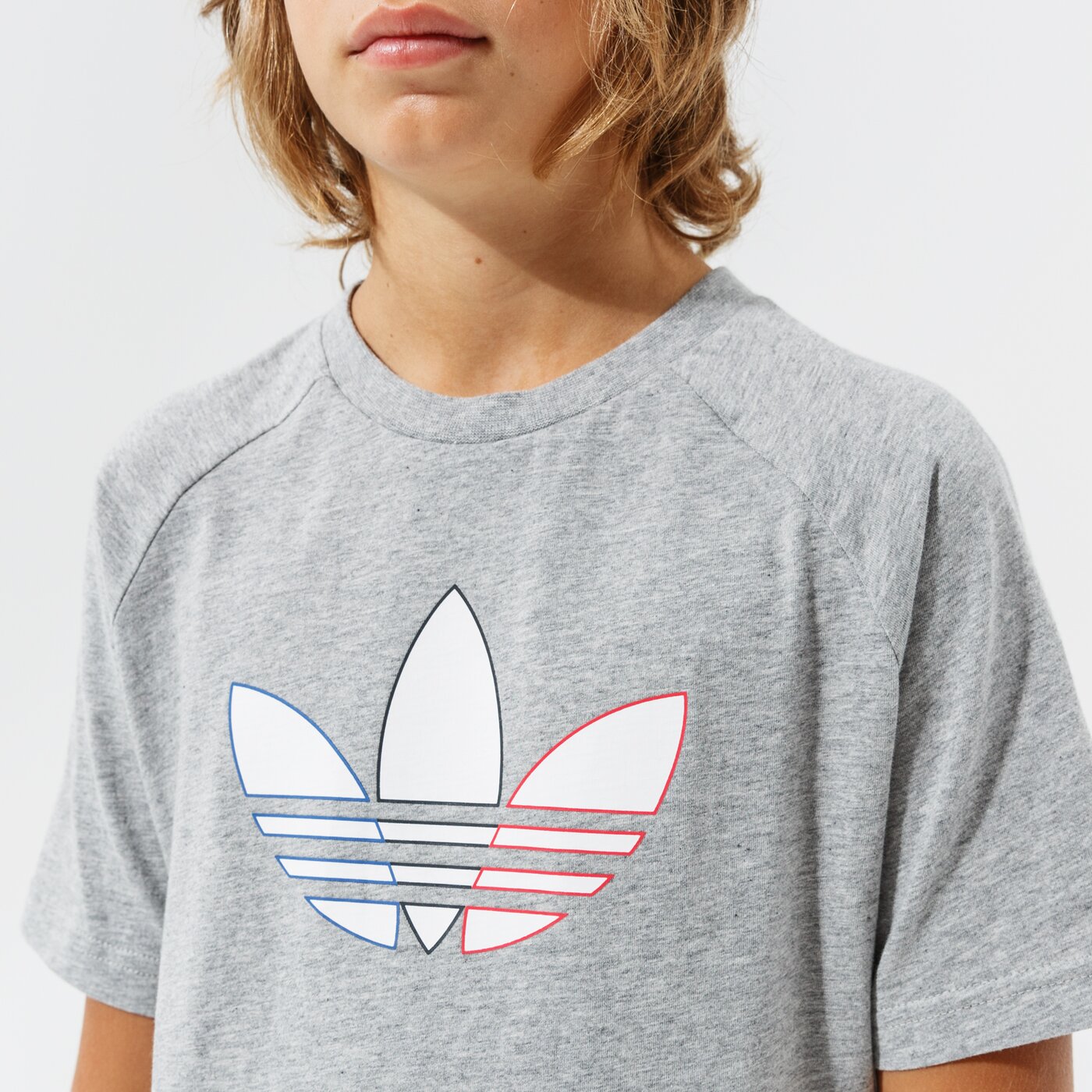 Adidas ТЕНИСКА Tee Mm Gn7435 Детски Цвят сив Модни Тениски Дрехи Adidas