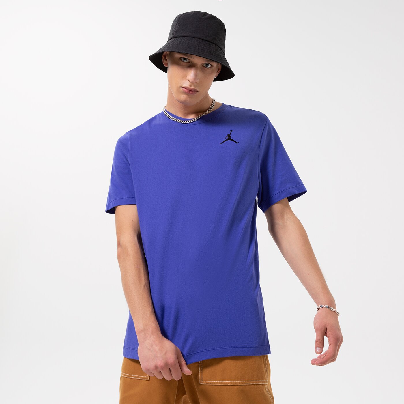 JORDAN ТЕНИСКА M J JUMPMAN CREW DC7485-432 Мъжки Цвят виолетов Модни ...