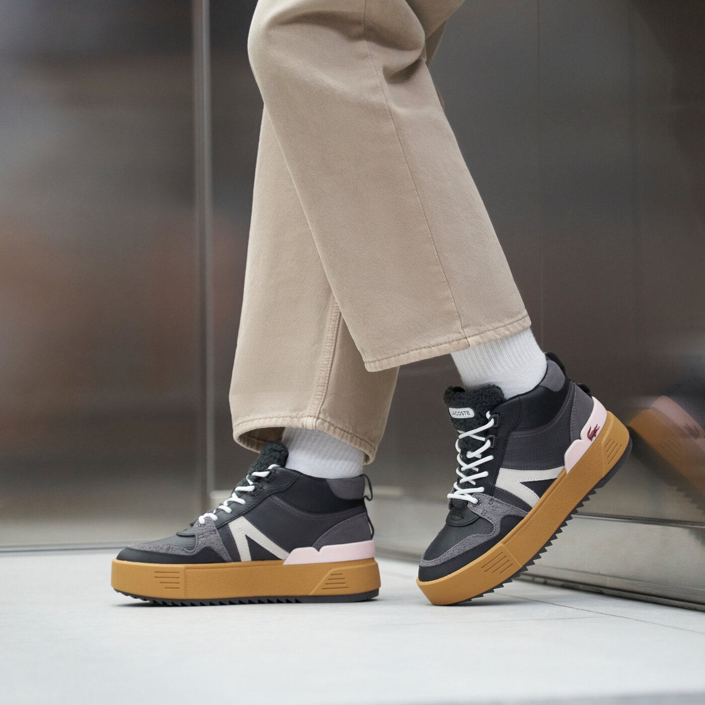 LACOSTE L002 WNTR MID 2221 SFA 744SFA00701J1 Дамски Цвят черен Модни ...