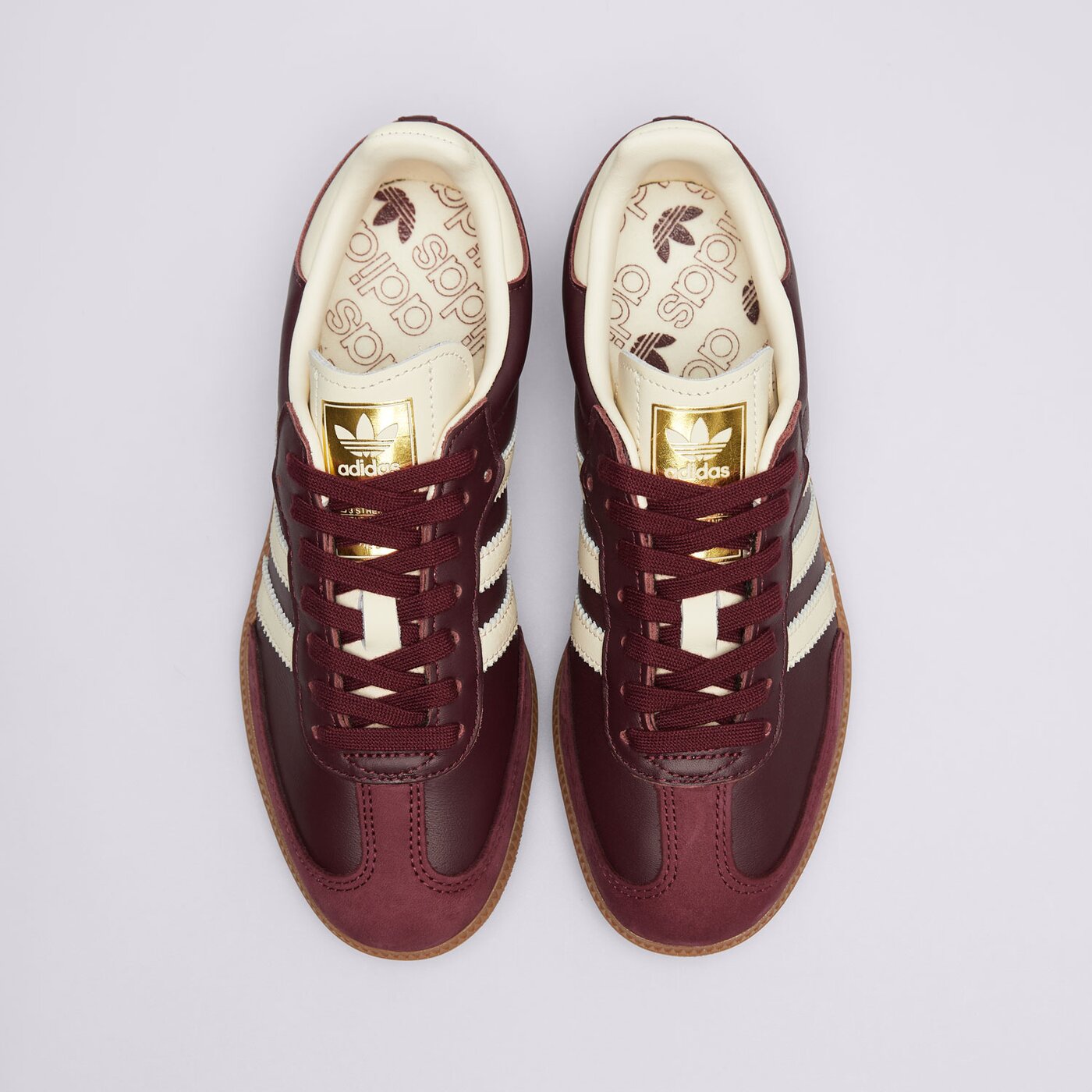 ADIDAS SAMBA OG W ID0477 Дамски Цвят бордо Модни Маратонки Обувки ...