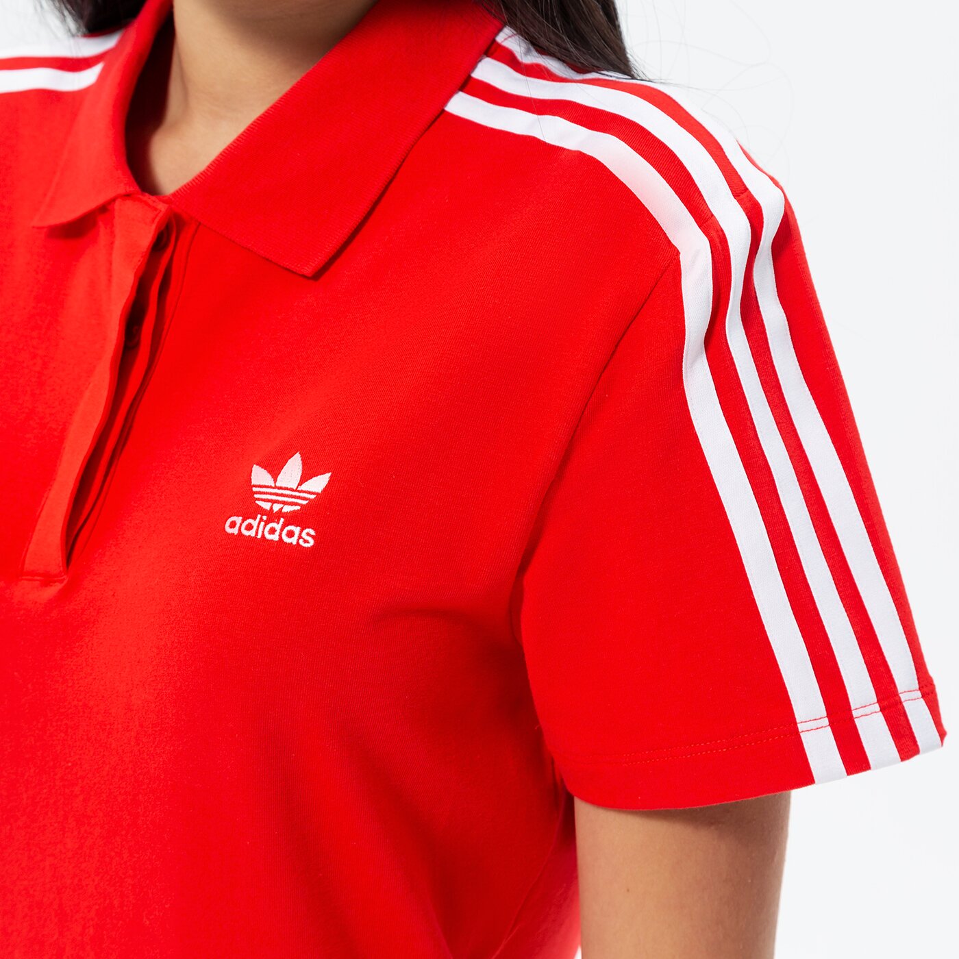 Adidas РОКЛЯ Tee АНЦУГs Hm2163 Дамски Цвят червен Модни Рокли и поли