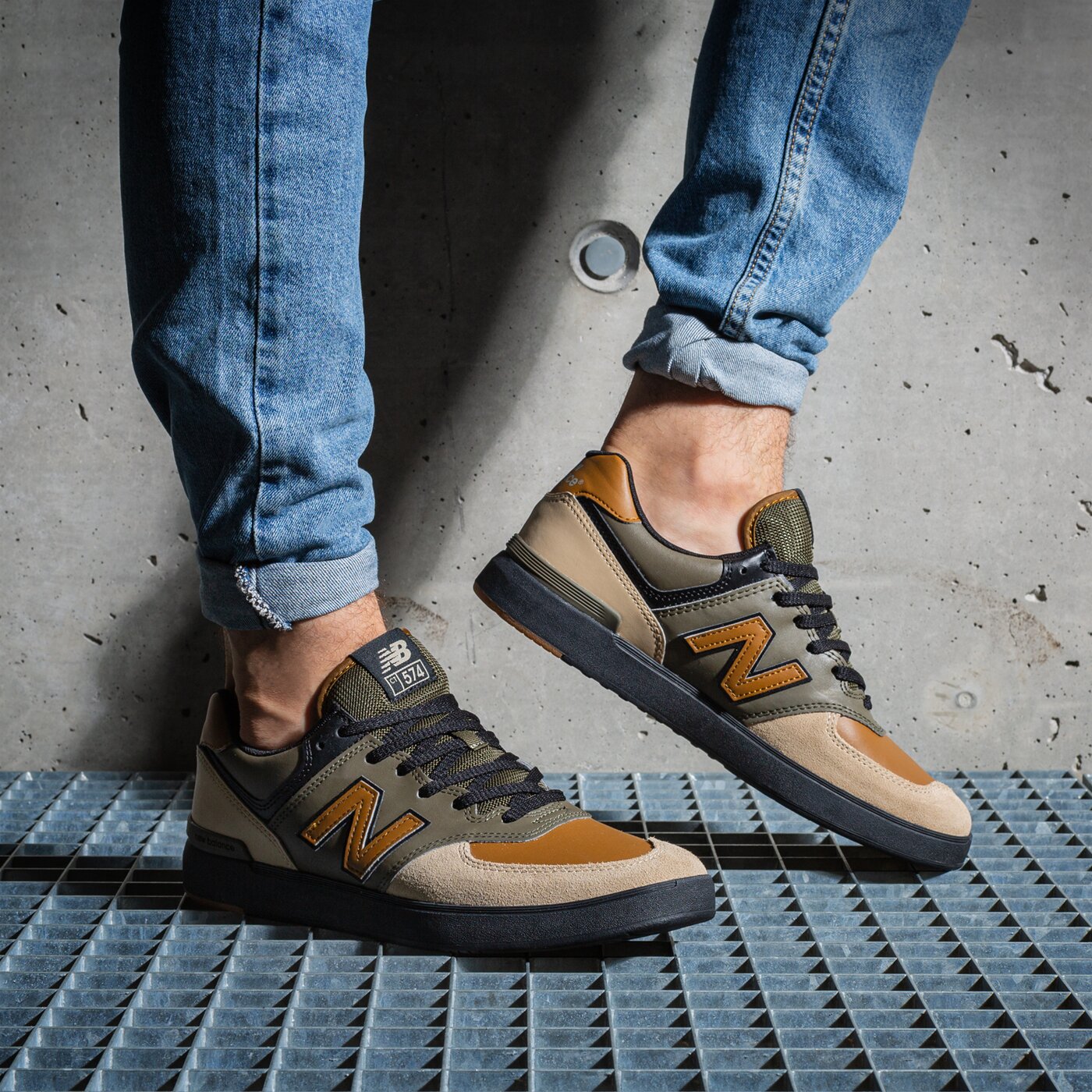 NEW BALANCE 574 CT574GBT Мъжки Цвят khaki Модни Маратонки Обувки New ...