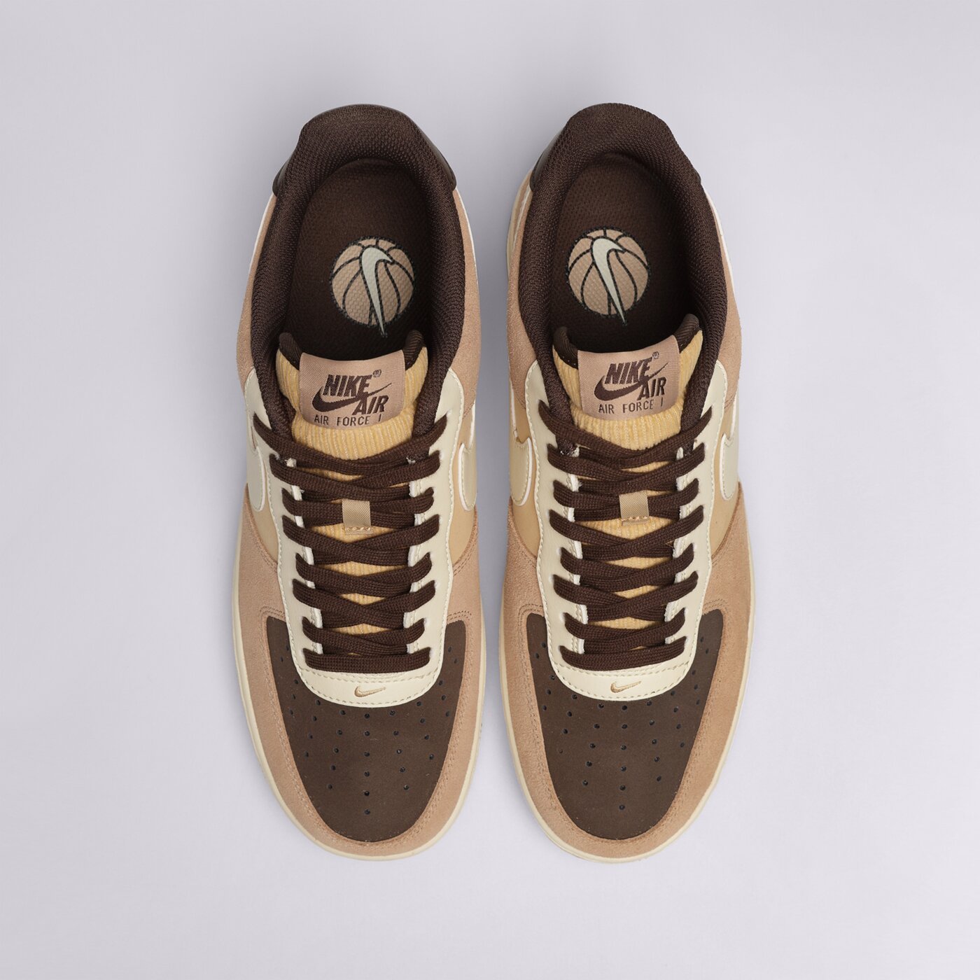 NIKE AIR FORCE 1 '07 LV8 FB8878-200 Мъжки Цвят кафяв Модни Маратонки ...