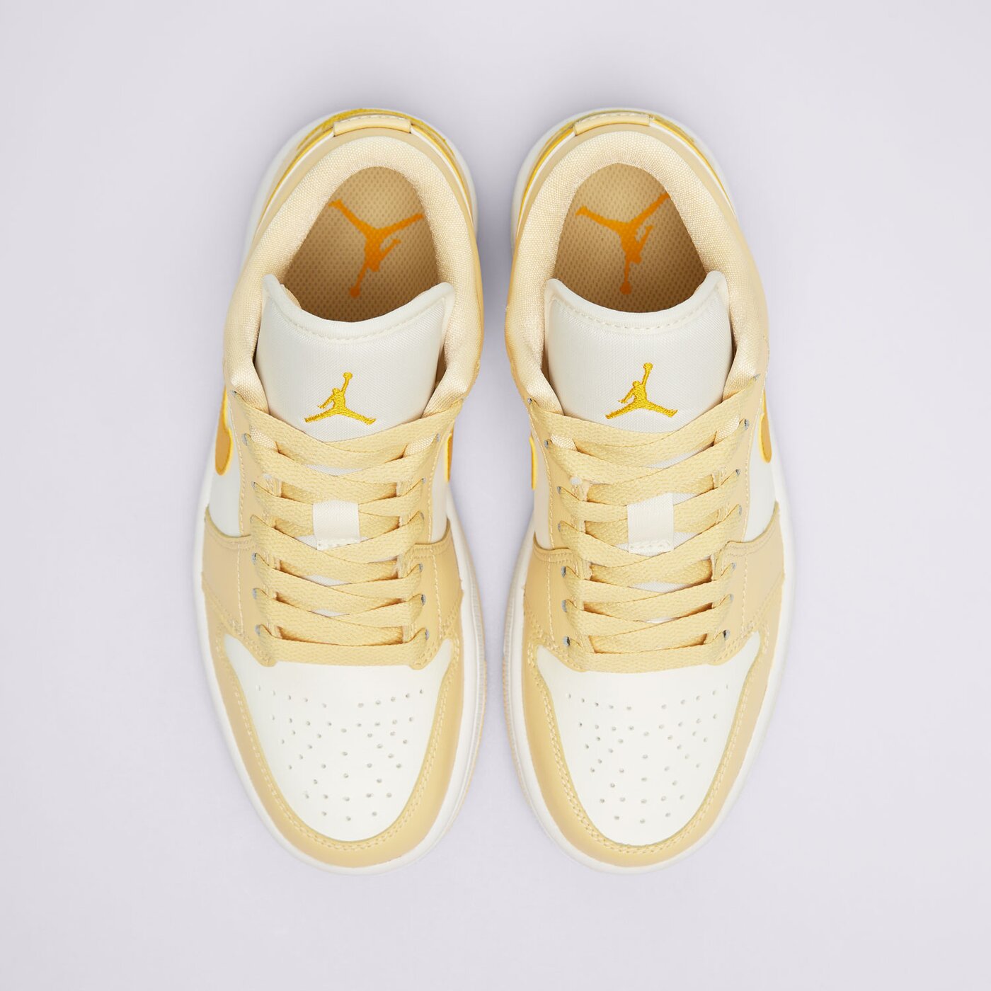 AIR JORDAN 1 LOW DC0774-170 Дамски Цвят жълт Модни Маратонки Обувки ...