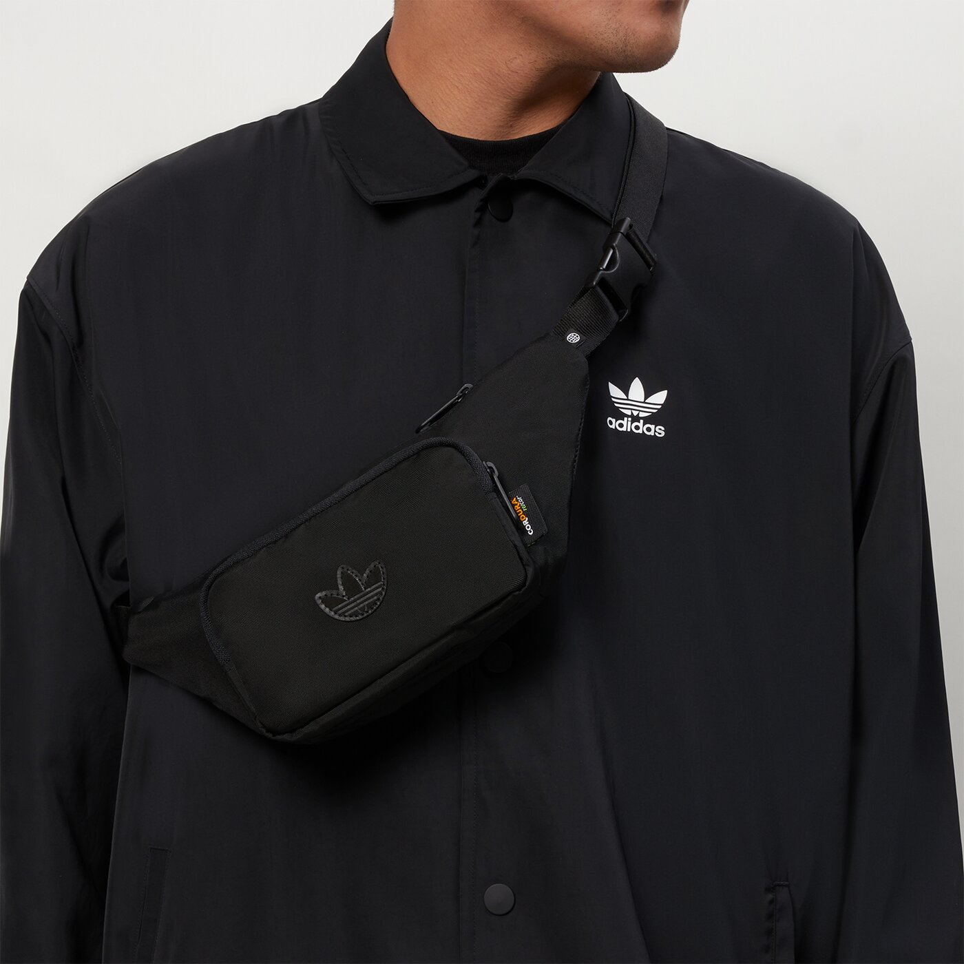 ADIDAS САК PE WAISTBAG IB9347 Мъжки Цвят черен Модни Чанти за кръст ...