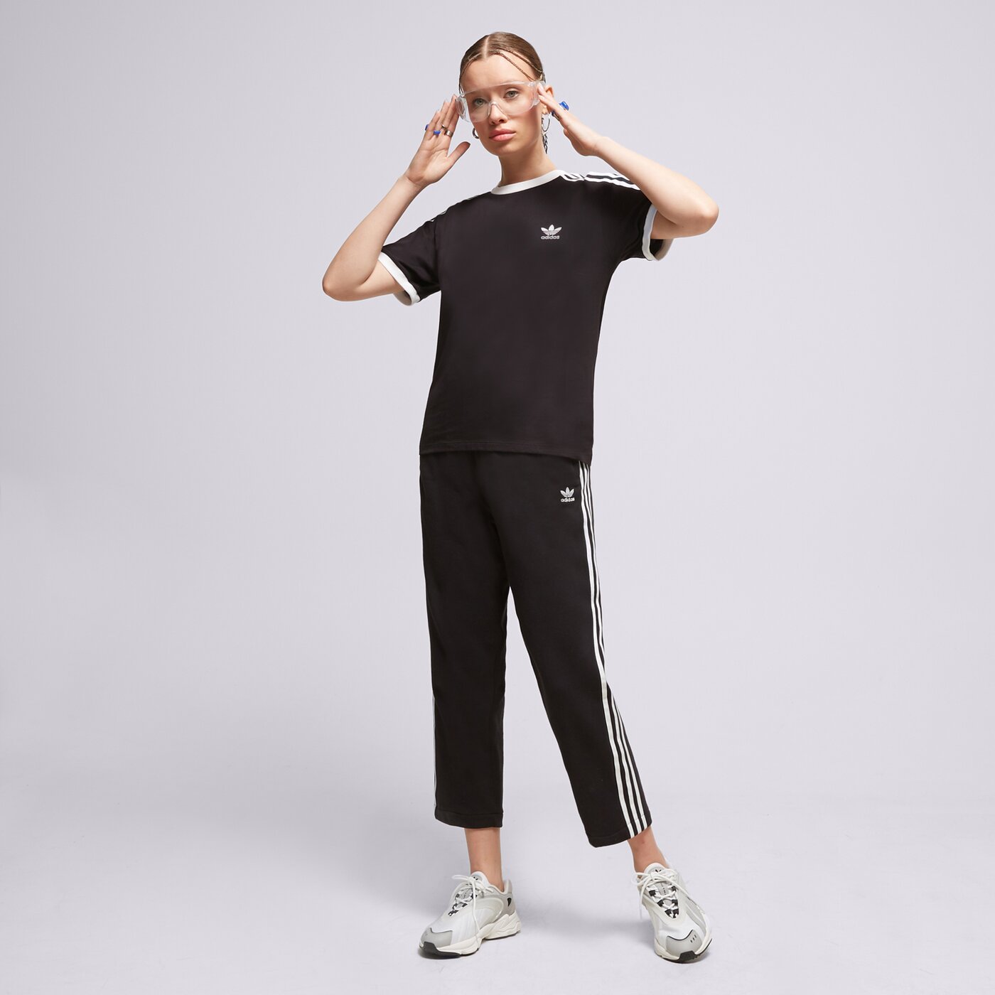 Adidas ТЕНИСКА 3 Stripes Tee Ib7407 Дамски Цвят черен Модни Тениски