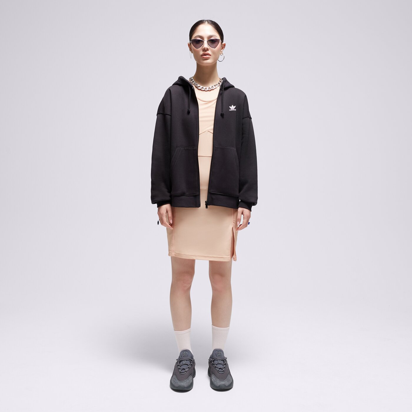 Adidas ПОЛАР Fleece Full Zip Im1141 Дамски Цвят черен Модни Суичъри
