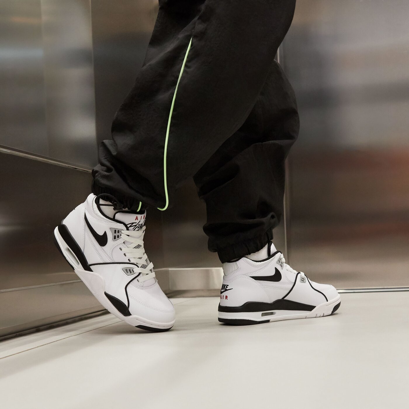 NIKE AIR FLIGHT 89 HF0406-102 Детски Цвят бял Модни Маратонки Обувки ...