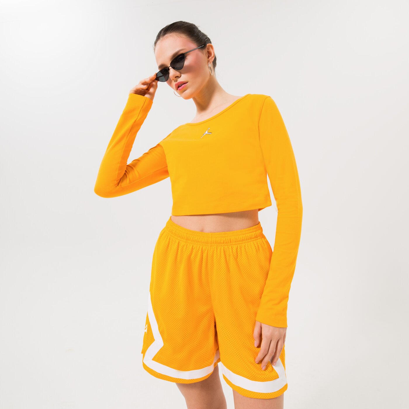 JORDAN ТОП W J FLIGHT LS ТОП CORE DQ4465705 Дамски Цвят жълт Модни ...