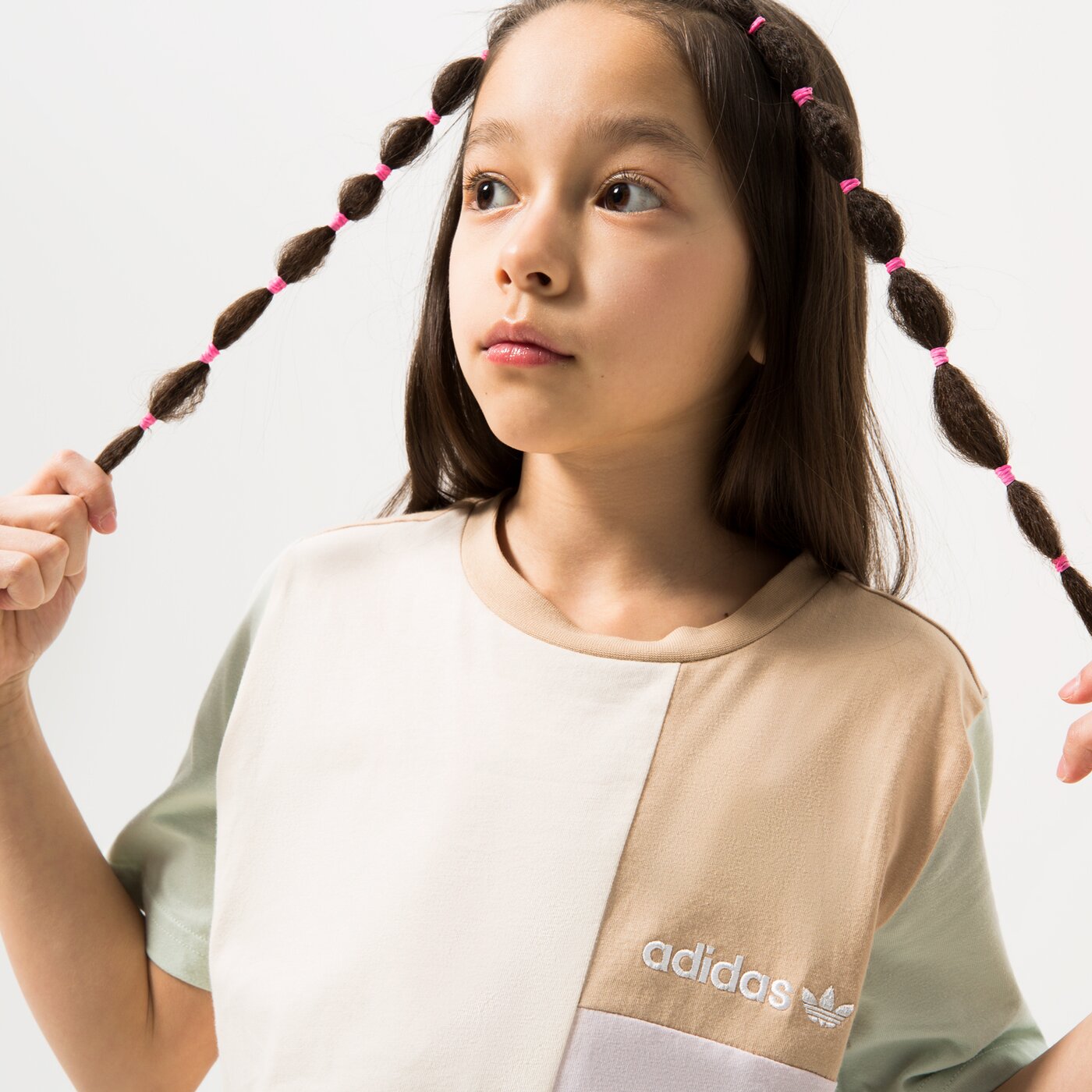 Adidas ТЕНИСКА Girl Hk9815 Детски Цвят розов Модни Тениски Дрехи Adidas