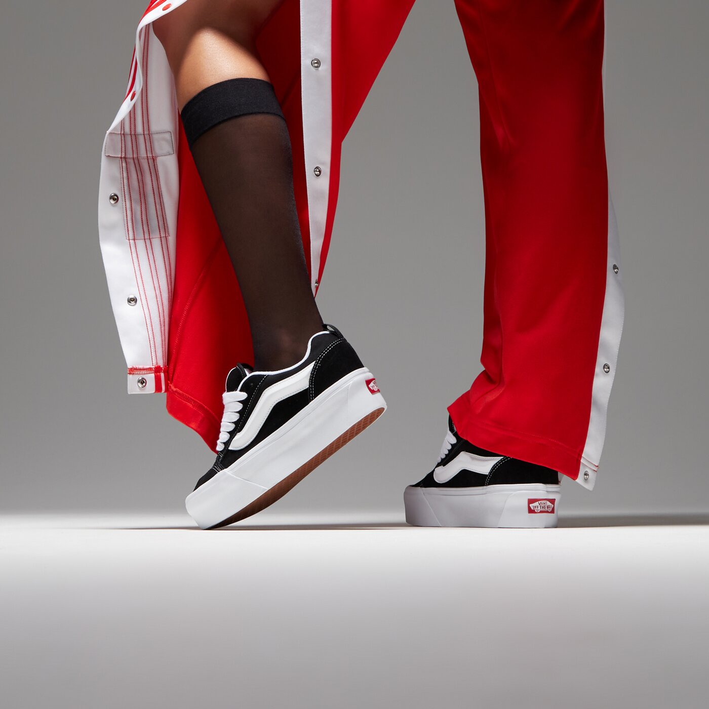 VANS KNU STACK VN000CP66BT1 Дамски Цвят черен Модни Маратонки Обувки ...