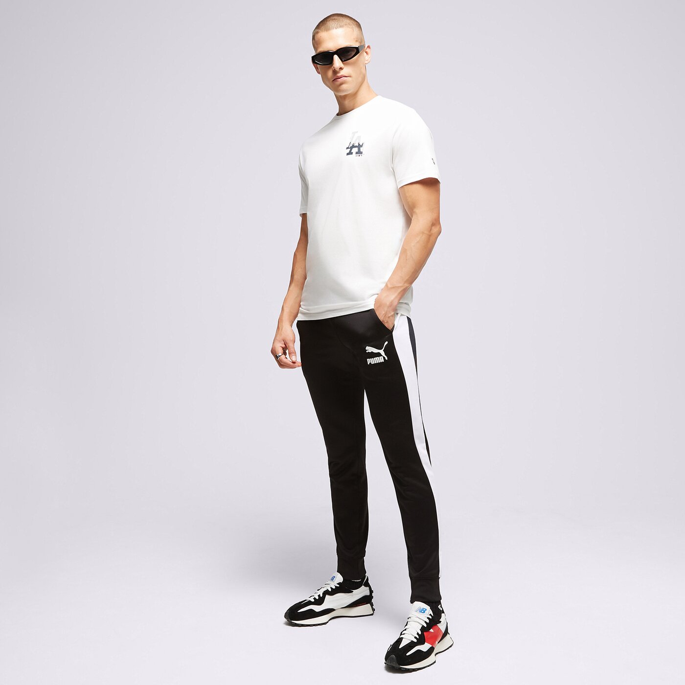 PUMA ПАНТАЛОНИ ICONIC T7 TRACK 53009801 Мъжки Цвят черен Модни ...