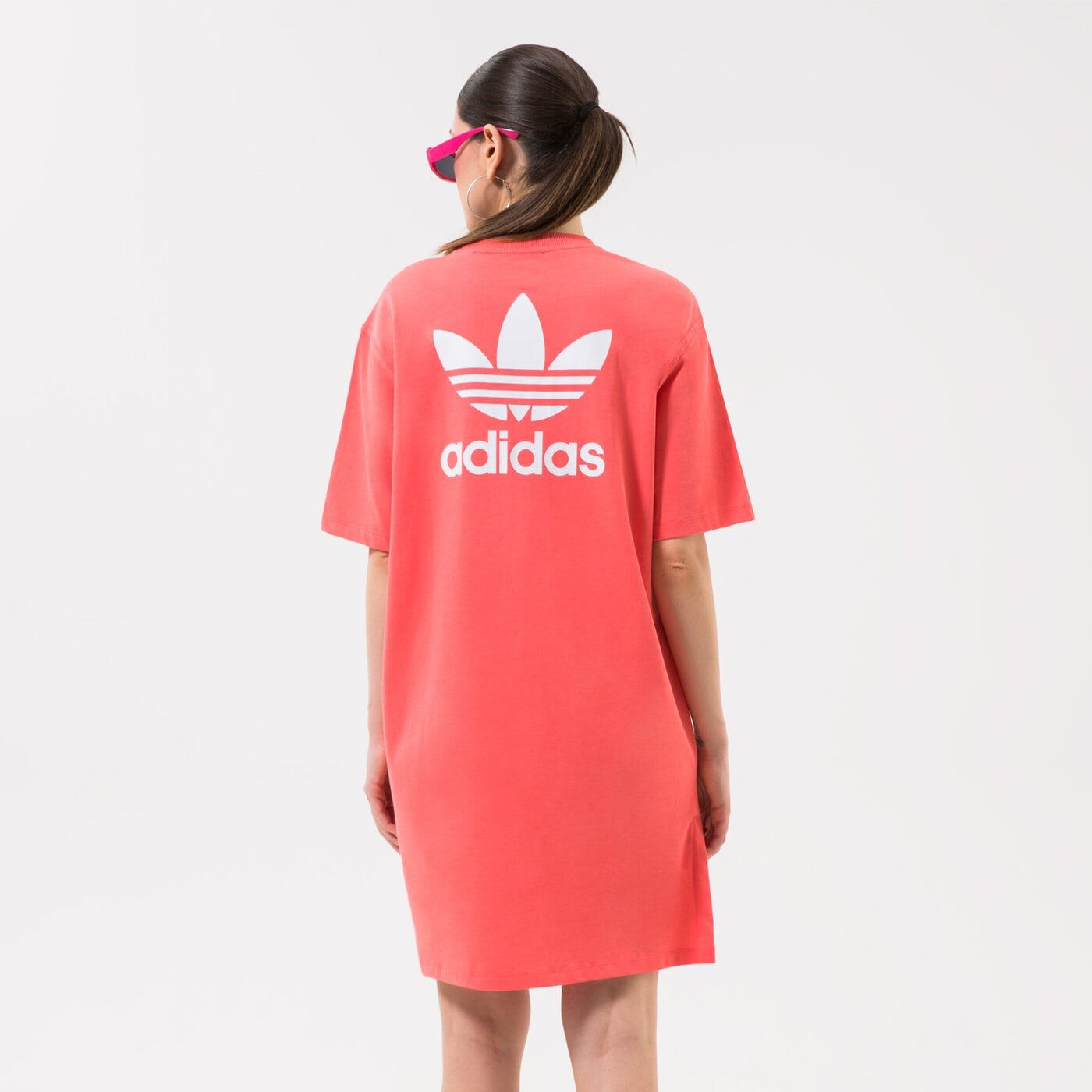 Adidas РОКЛЯ Hc2043 Hc2043 Дамски Цвят розов Модни Рокли и поли Дрехи