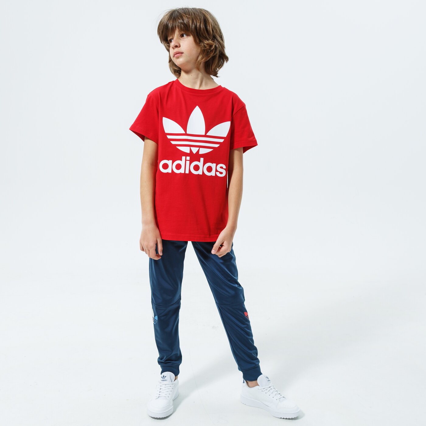 Adidas ТЕНИСКА Trefoil Tee Mm Ed7795 Детски Цвят червен Модни Тениски