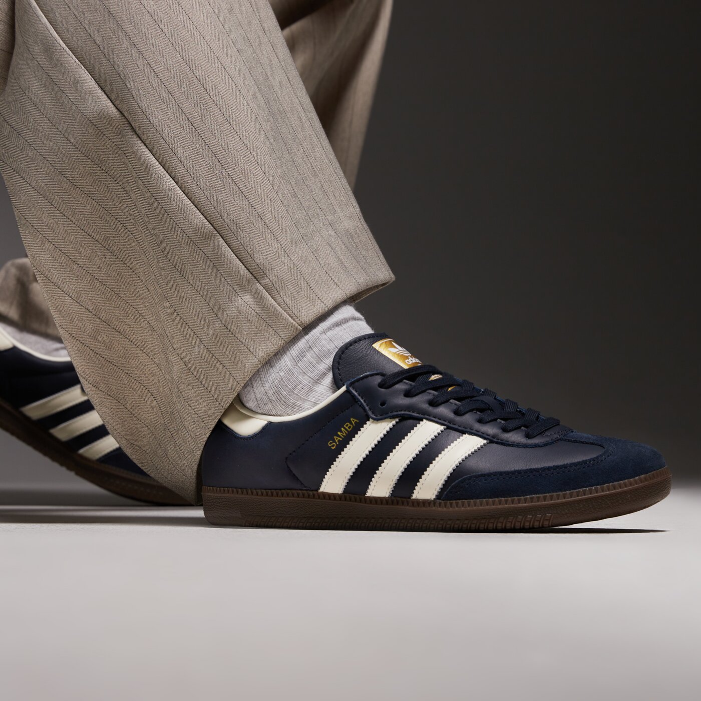 ADIDAS SAMBA OG ID2056 Мъжки Цвят син Модни Маратонки Обувки adidas в ...