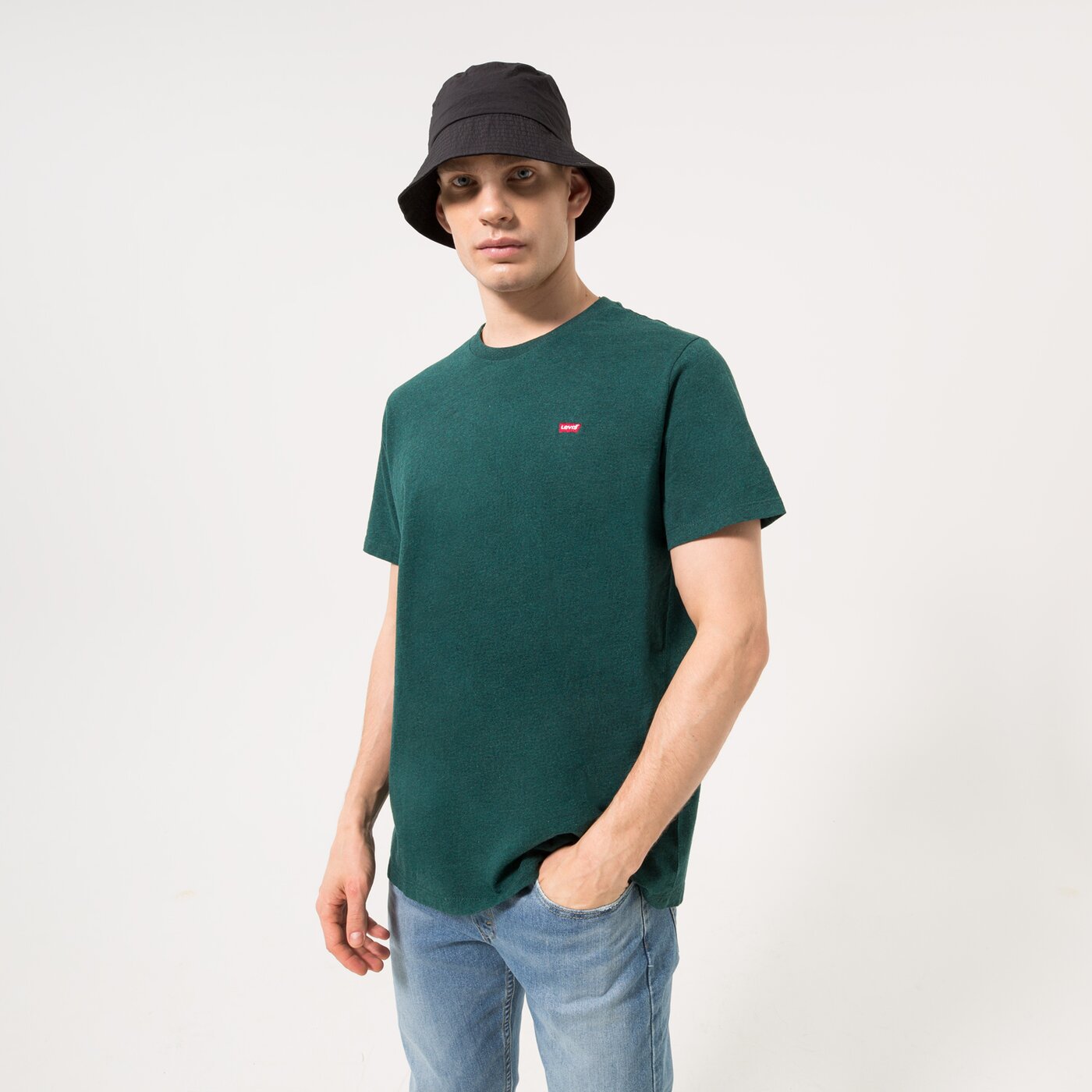 LEVI'S ТЕНИСКА SS ORIGINAL HM 56605-0150 Мъжки Цвят зелен Модни Тениски ...