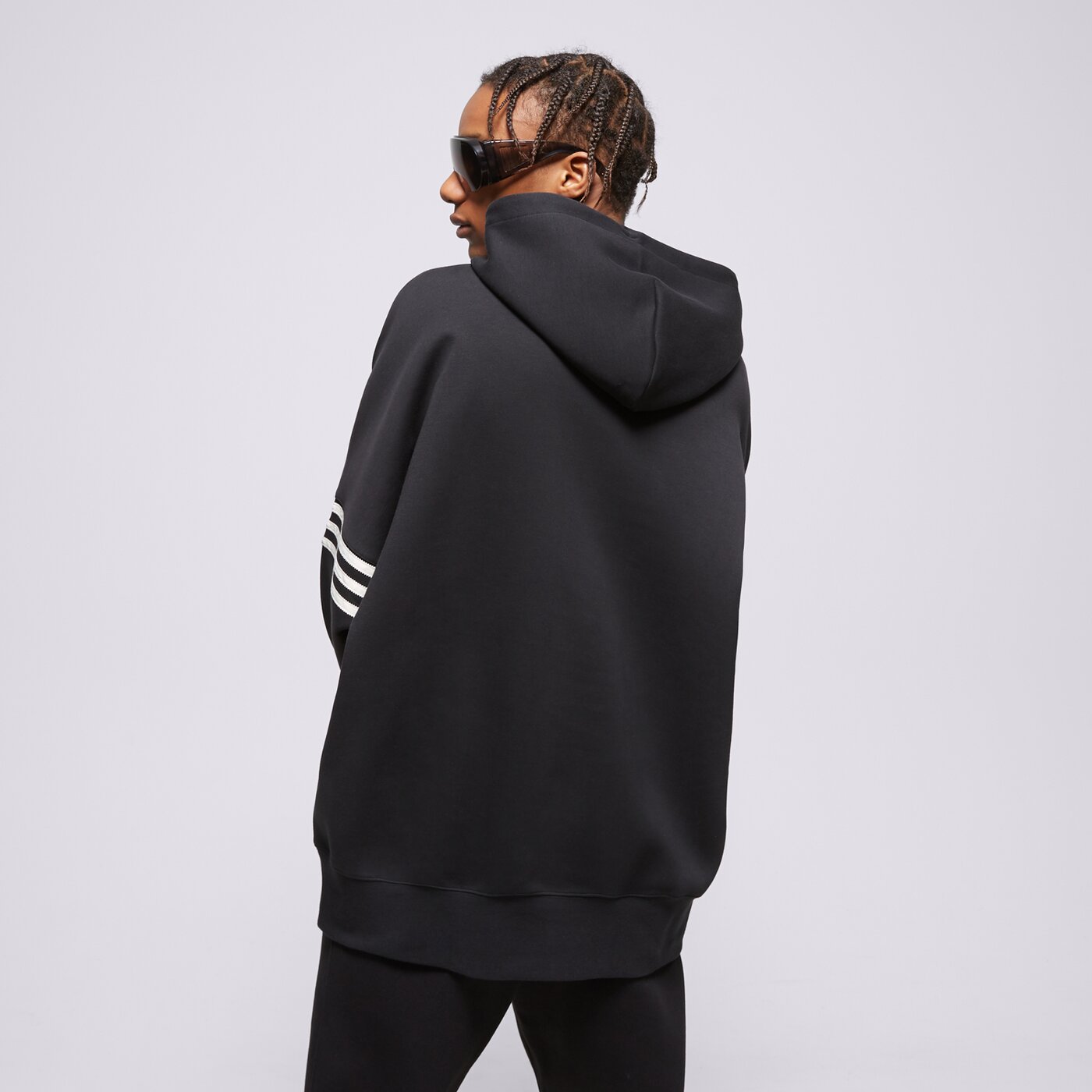 ADIDAS СУИТЧЪР С КАЧУЛКА NEW C HOODIE HM1871 Мъжки Цвят черен Модни ...