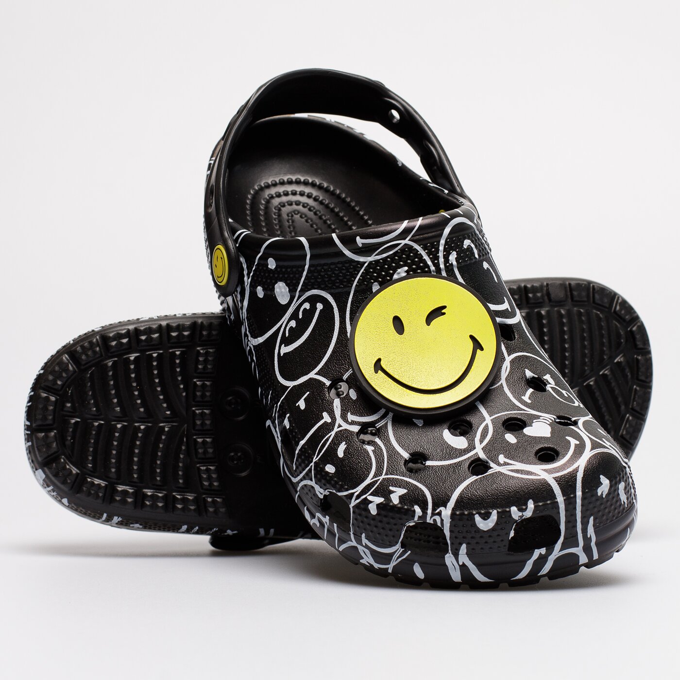 CROCS SMILEY 207971-0C4 Дамски Цвят многоцветен Модни Чехли Обувки ...