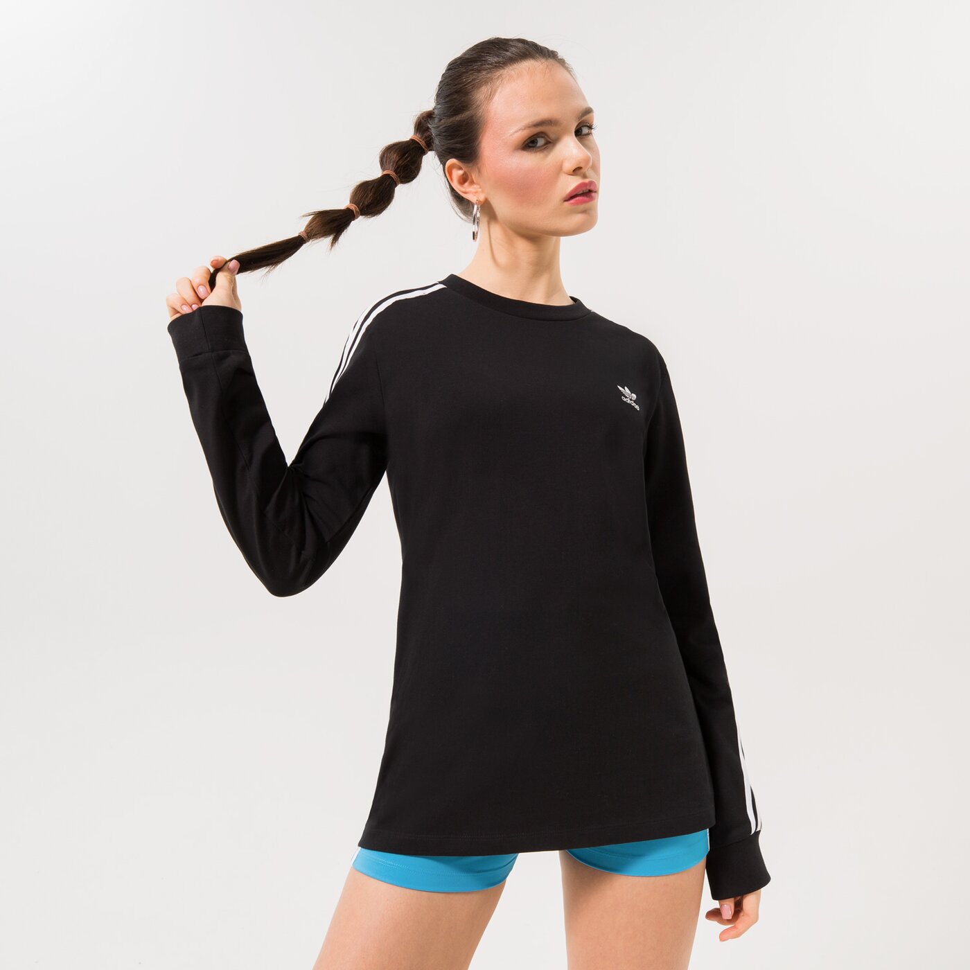 Adidas ТЕНИСКА 3str Longsleeve Gn2911 Дамски Цвят черен Модни Тениски