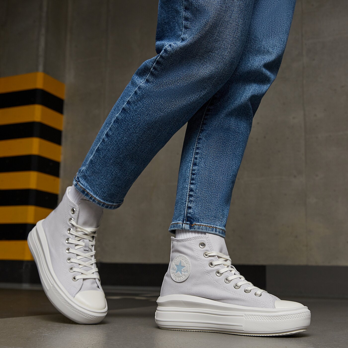 CONVERSE CTAS MOVE HI A03921C Дамски Цвят сив Модни Маратонки Обувки ...