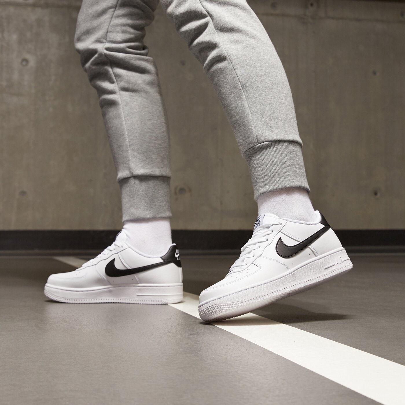 NIKE AIR FORCE 1 LV8 FV5948-101 Детски Цвят бял Модни Маратонки Обувки ...