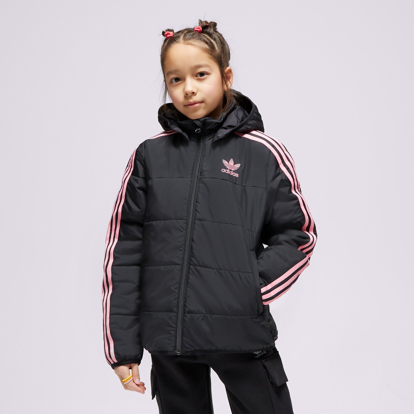 Adidas ЯКЕ ПУХЕН Padded Jacket Girl In1328 Детски Цвят черен Модни