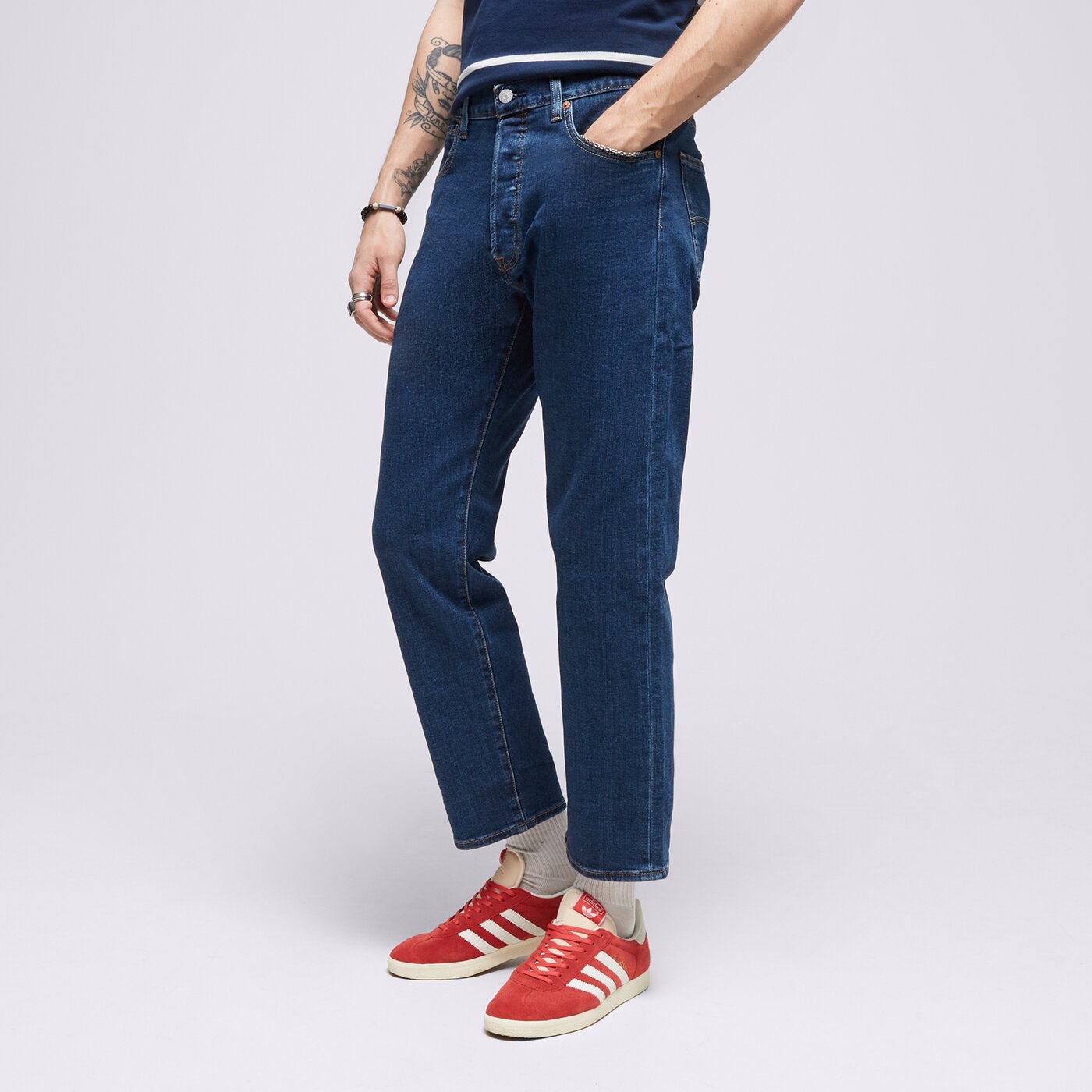LEVI'S ПАНТАЛОНИ 501® '93 CROP 29098-0038 Мъжки Цвят тъмносин Модни ...