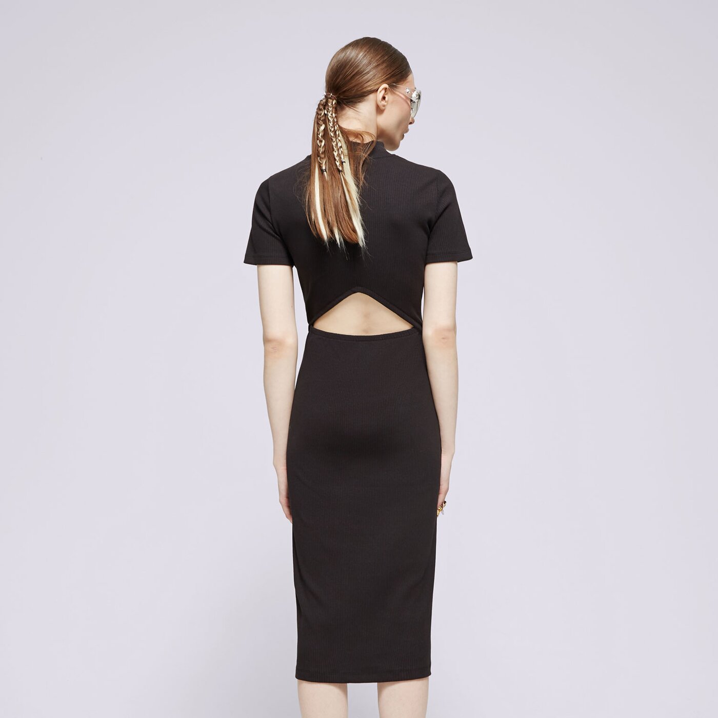 PUMA РОКЛЯ CLASSICS RIBBED 62425601 Дамски Цвят черен Модни Рокли и ...