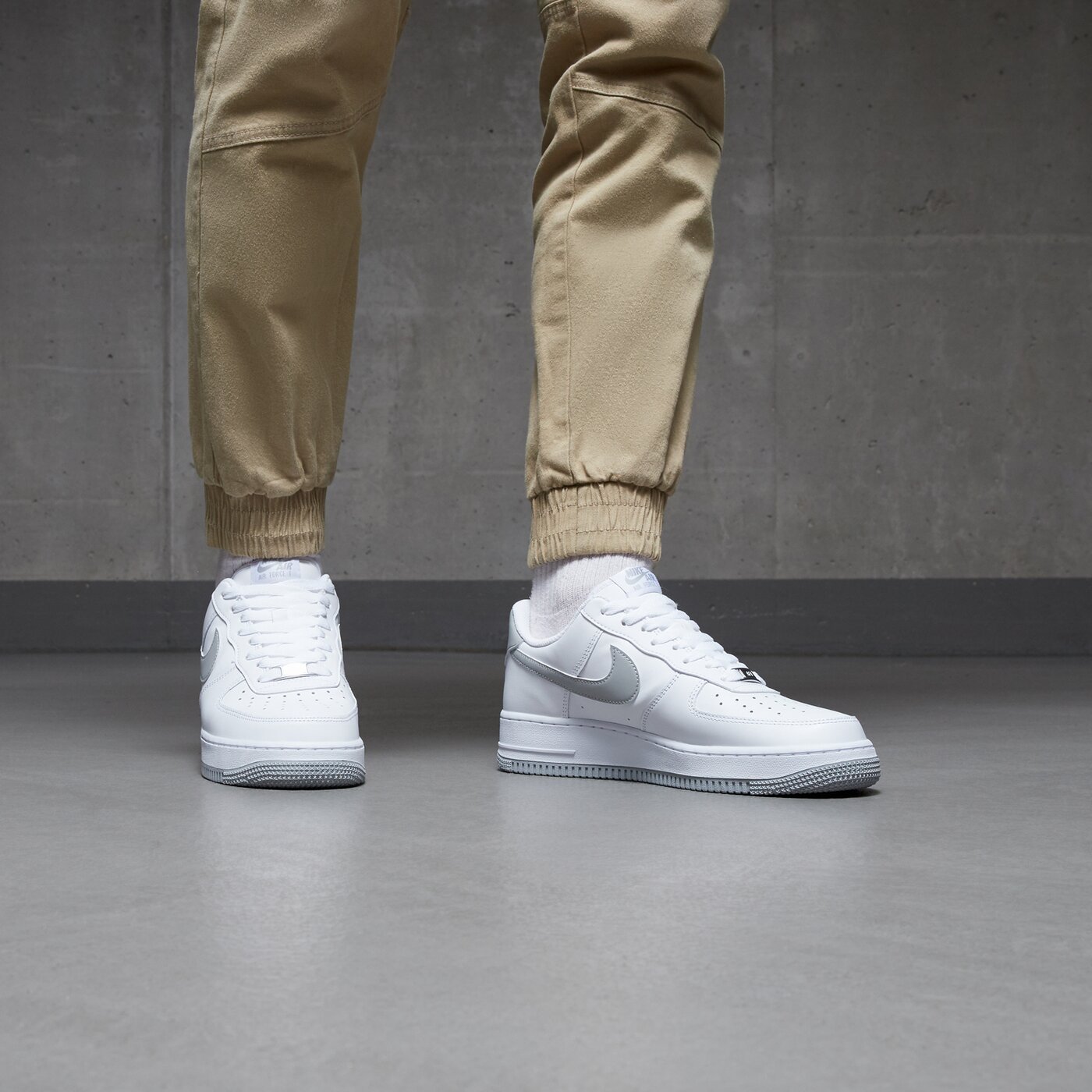 NIKE AIR FORCE 1 '07 FJ4146-100 Мъжки Цвят бял Модни Маратонки Обувки ...