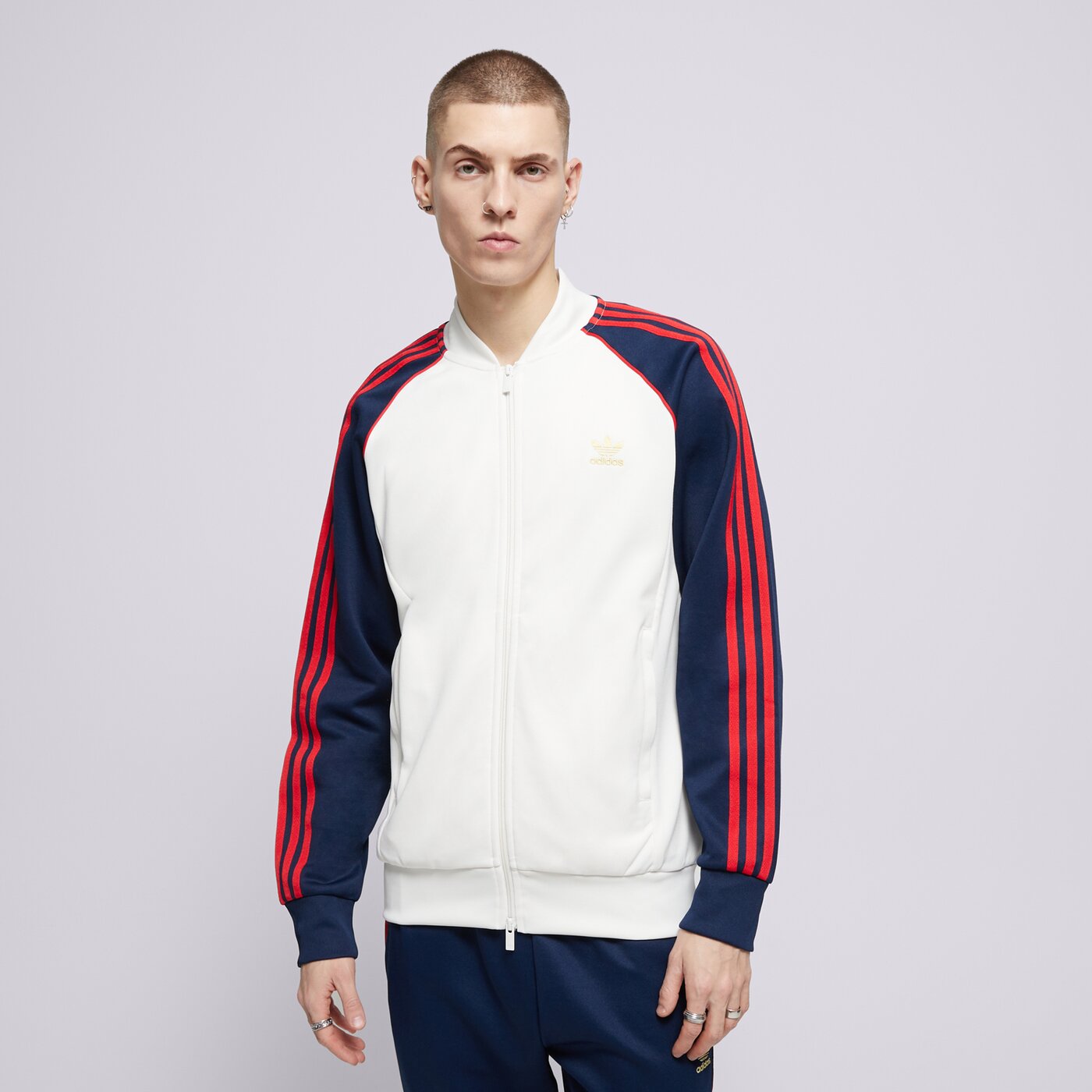 ADIDAS СУИТЧЪР SST TT IY9859 Мъжки Цвят бял Модни Суичъри Дрехи adidas ...