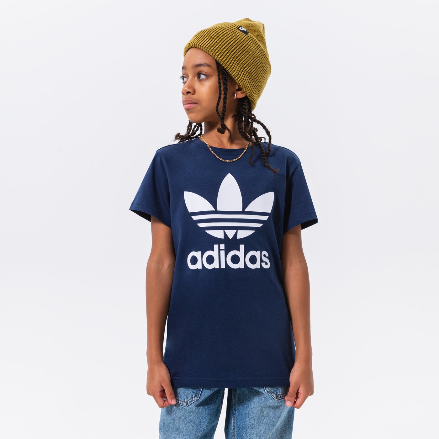 Adidas ТЕНИСКА Trefoil Tee U Hk0260 Детски Цвят черен Модни Тениски